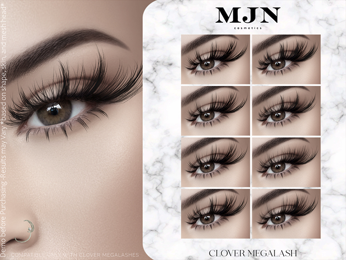 Second Life Marketplace - [MJN] Forever Lash {CLOVER MEGA} {DEMO}